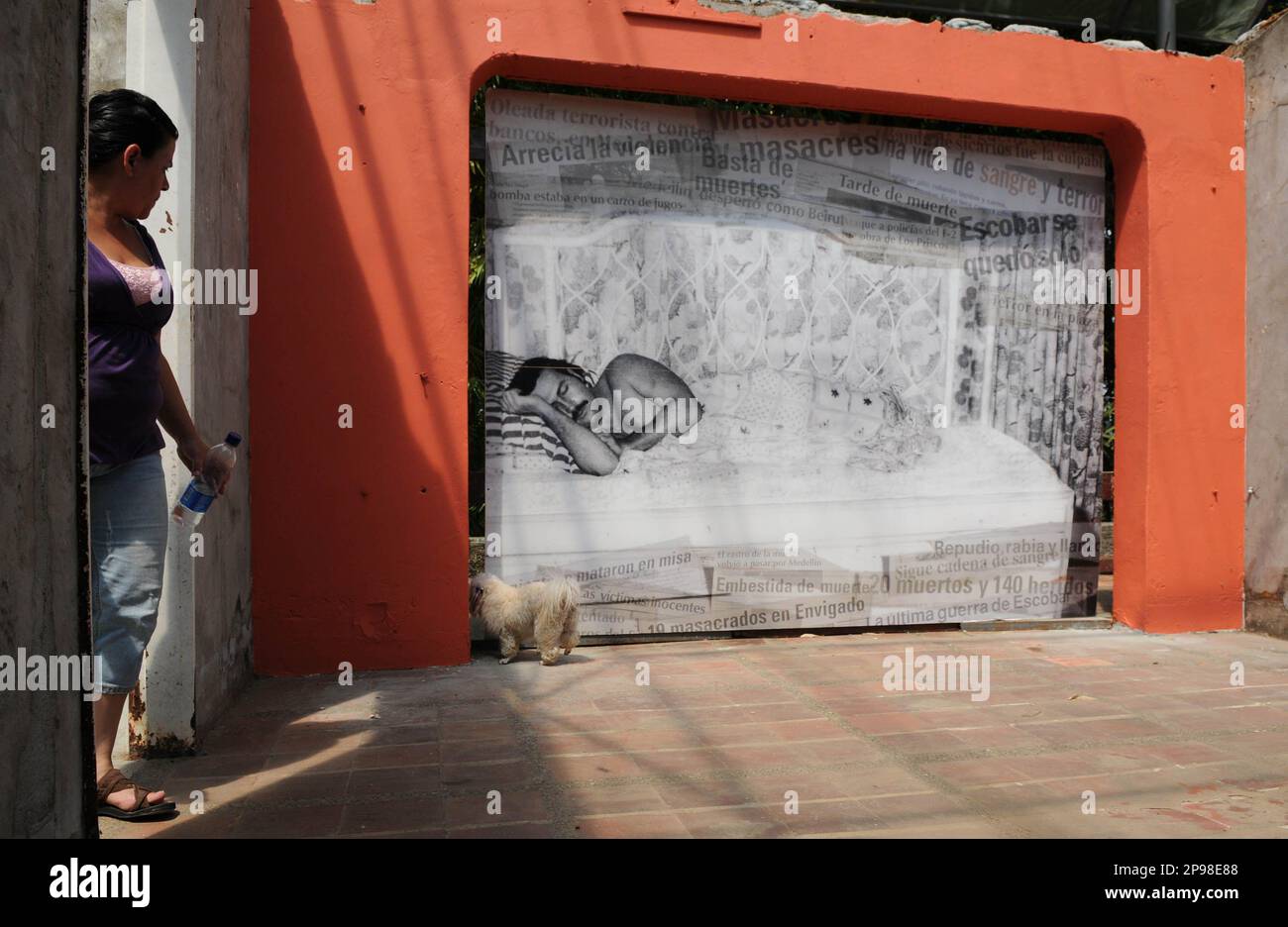 A visitor tours the Hacienda Napoles ranch, that belonged to slain ...