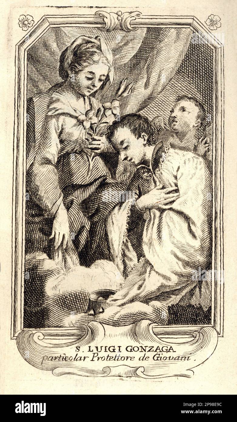 The italian Marquis of Mantua SAN LUIGI GONZAGA ( St Aloysius Gonzaga ...