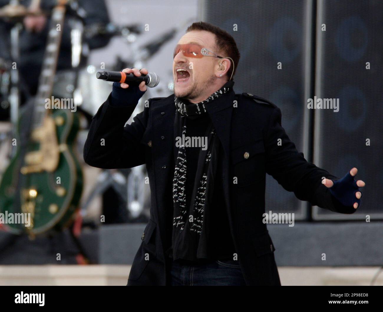 U2's Bono performs at the "We Are One: Opening Inaugural Celebration at ...
