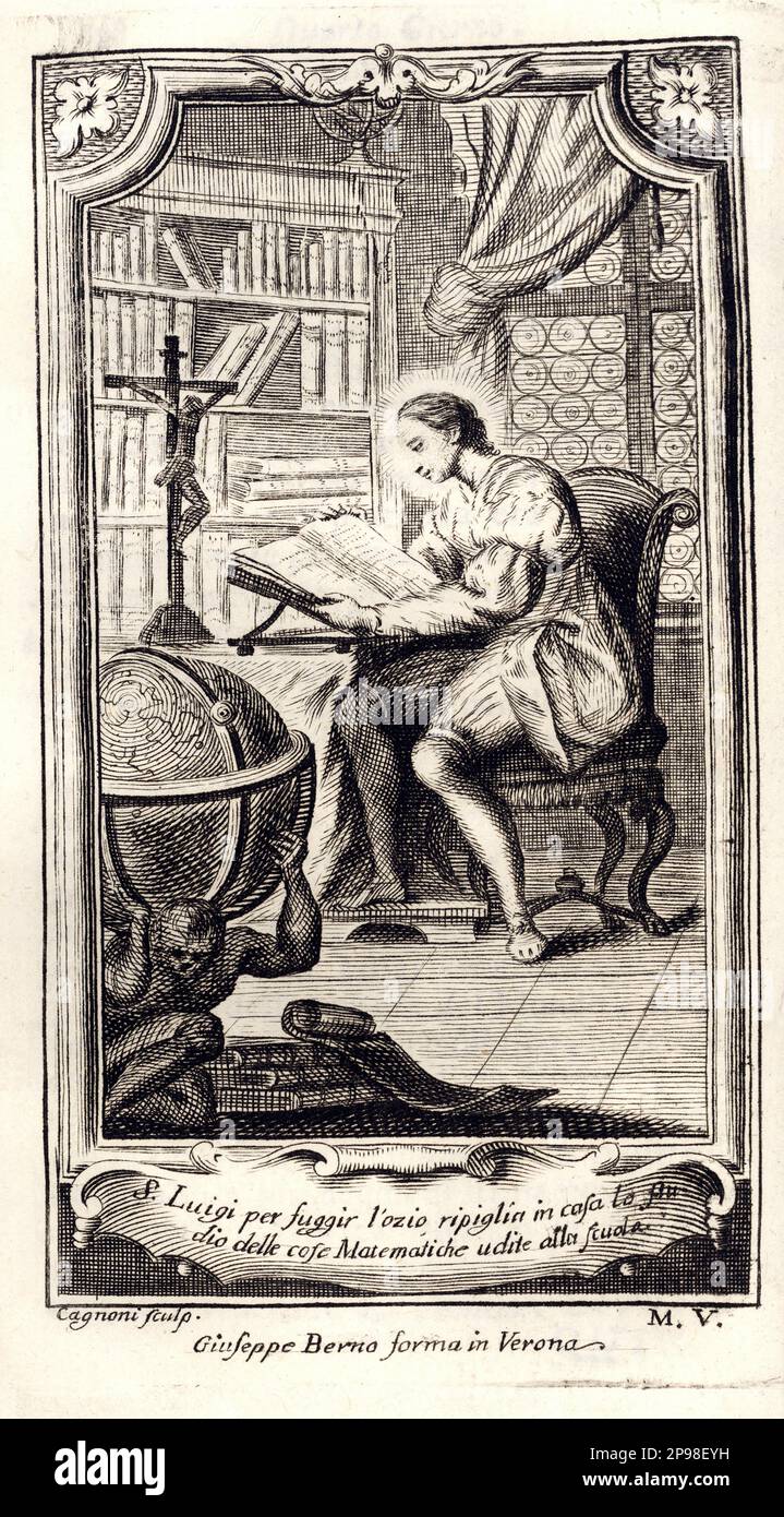 The italian Marquis of Mantua SAN LUIGI GONZAGA ( St Aloysius Gonzaga ...