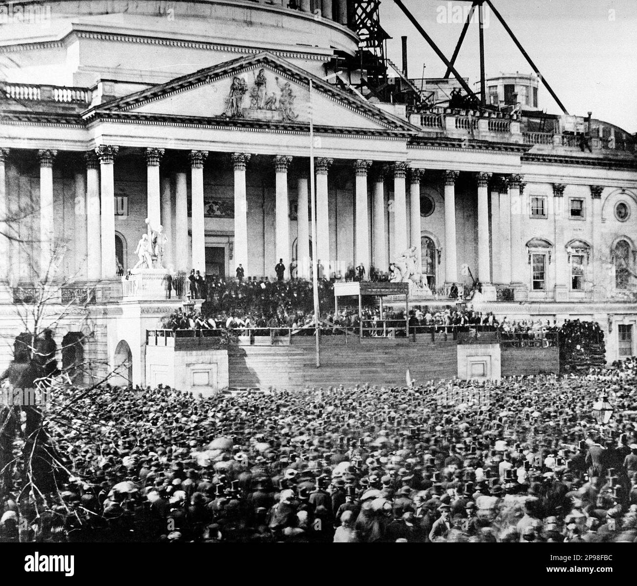 ** FILE ** In this March 4, 1861 file photo, President Abraham Lincoln ...