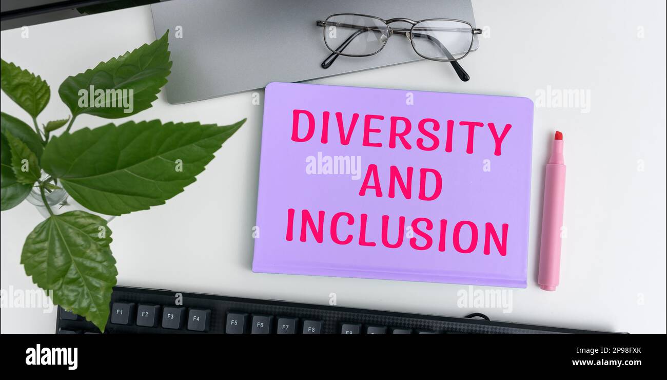 Conceptual display Diversity And Inclusion. Business concept range ...