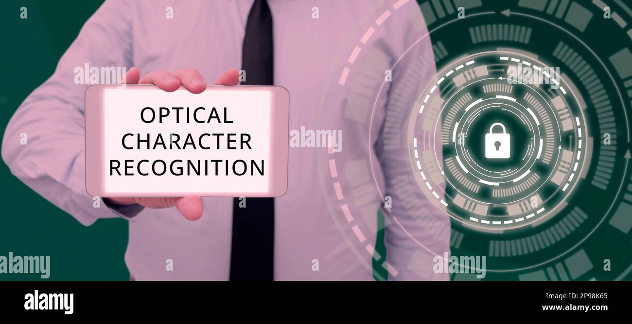 Text showing inspiration Optical Character Recognition. Business ...