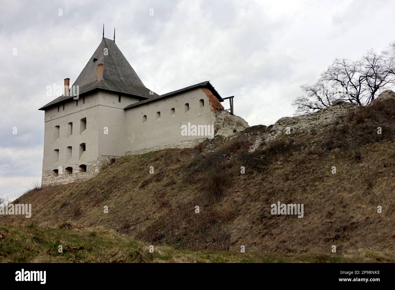 IVANO-FRANKIVSK REGION, UKRAINE - Halytskyi castle, an architectural ...