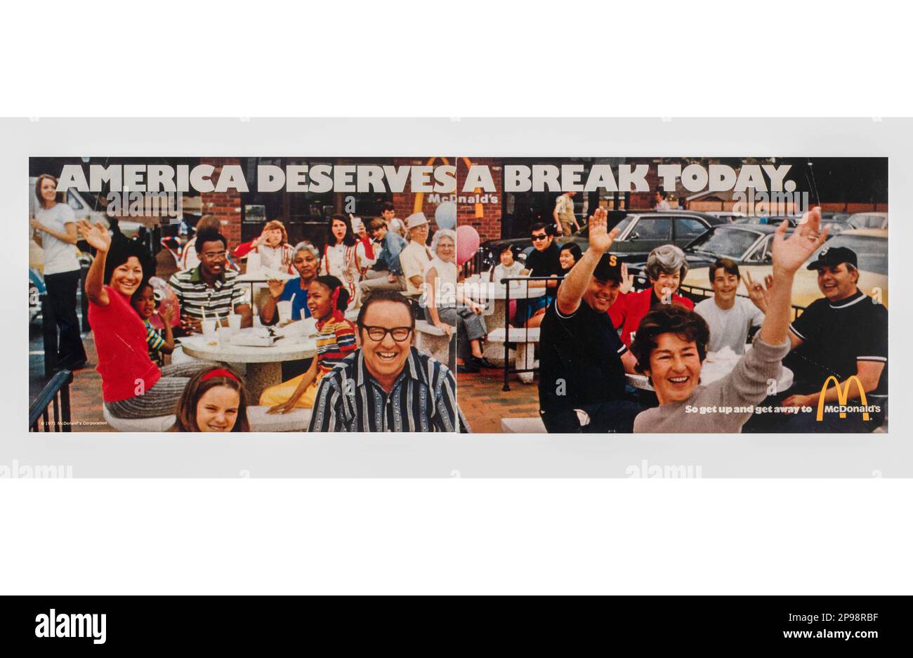 Mcdonalds advert magazine hi-res stock photography and images - Alamy