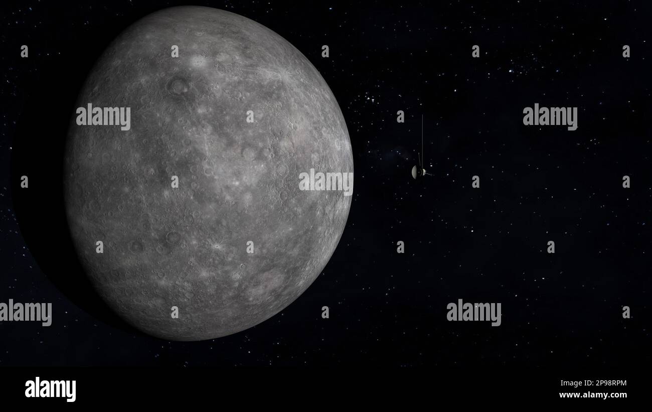 Mercury planet space shadow hi-res stock photography and images - Alamy