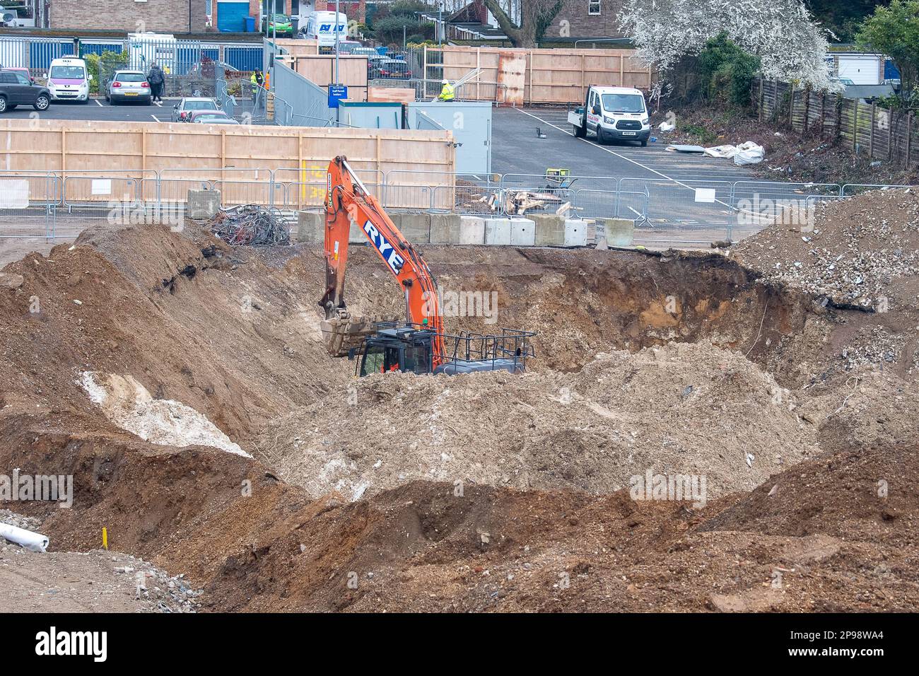 Maidenhead, Berkshire, UK. 10th March, 2023. The demolition of the ...