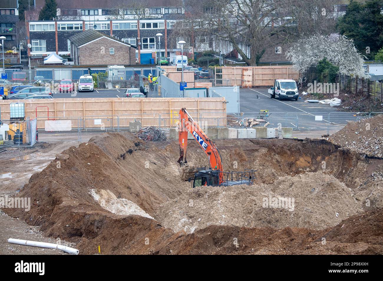 Maidenhead, Berkshire, UK. 10th March, 2023. The demolition of the ...