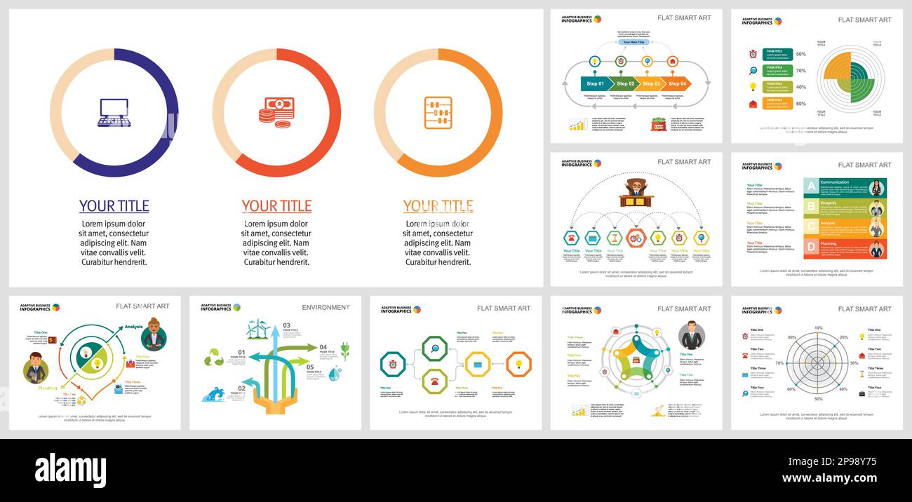 Creative diagram set for workflow layout Stock Vector Image & Art - Alamy