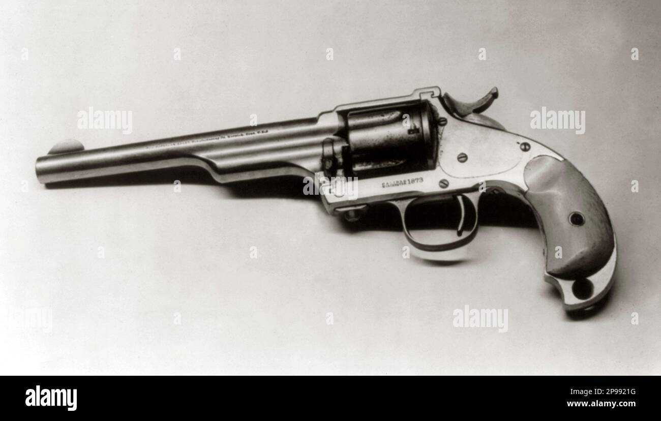 The gun of Western outlaw JESSE JAMES ( Jesse Woodson James 1847 - 1882 ...