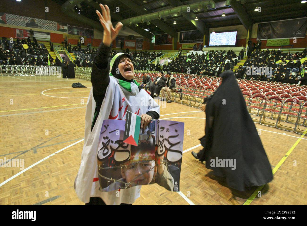 Wearing a white shroud indicating her readiness to sacrifice her life ...