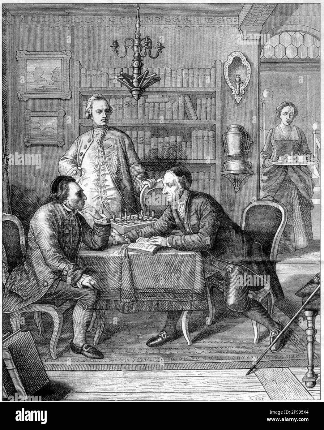 The german Jewish philosopher Moses MENDELSSOHN ( 1729 - 1786 ) speak ...