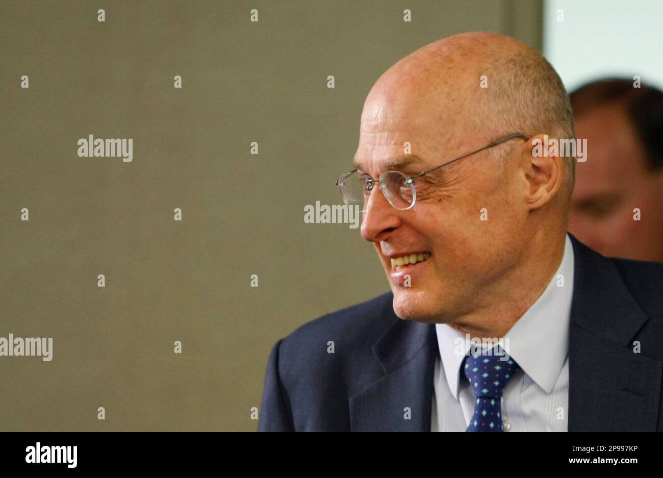 Treasury Secretary Henry Paulson arrives to speak about markets and ...