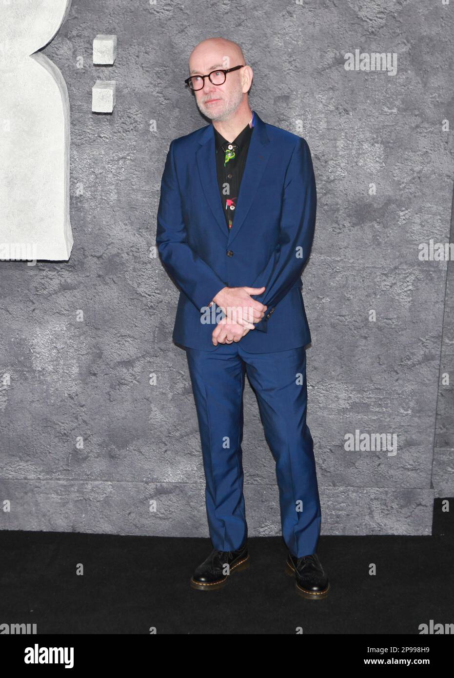 London, UK. Neil Cross at Luther: The Fallen Sun film premiere. BFI ...