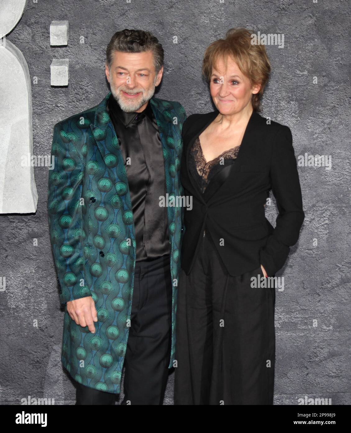 London, UK. Andy Serkis and Lorraine Ashbourne at Luther: The Fallen ...