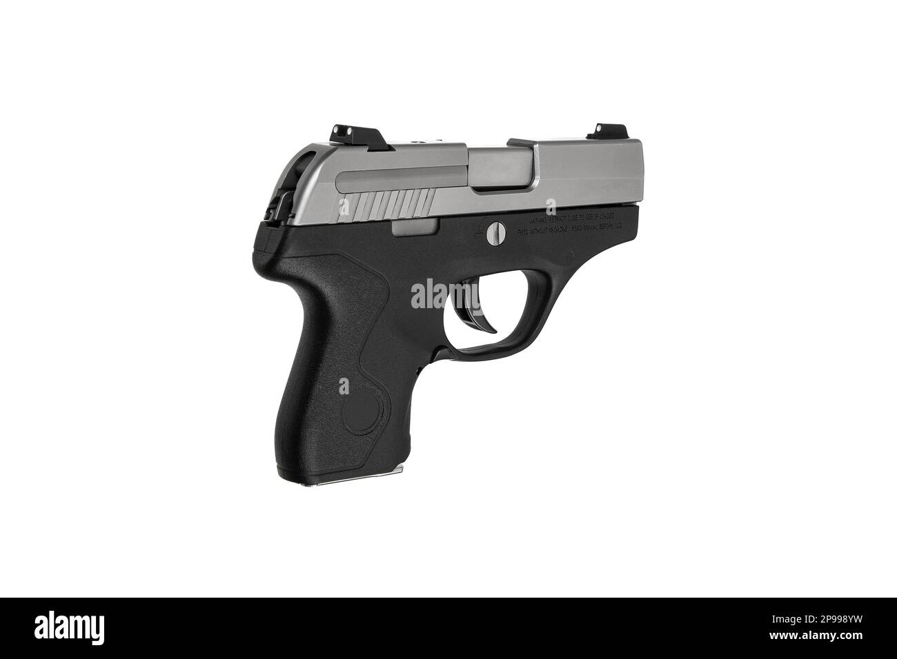 Modern semi-automatic pistol. A short-barreled weapon for self-defense ...