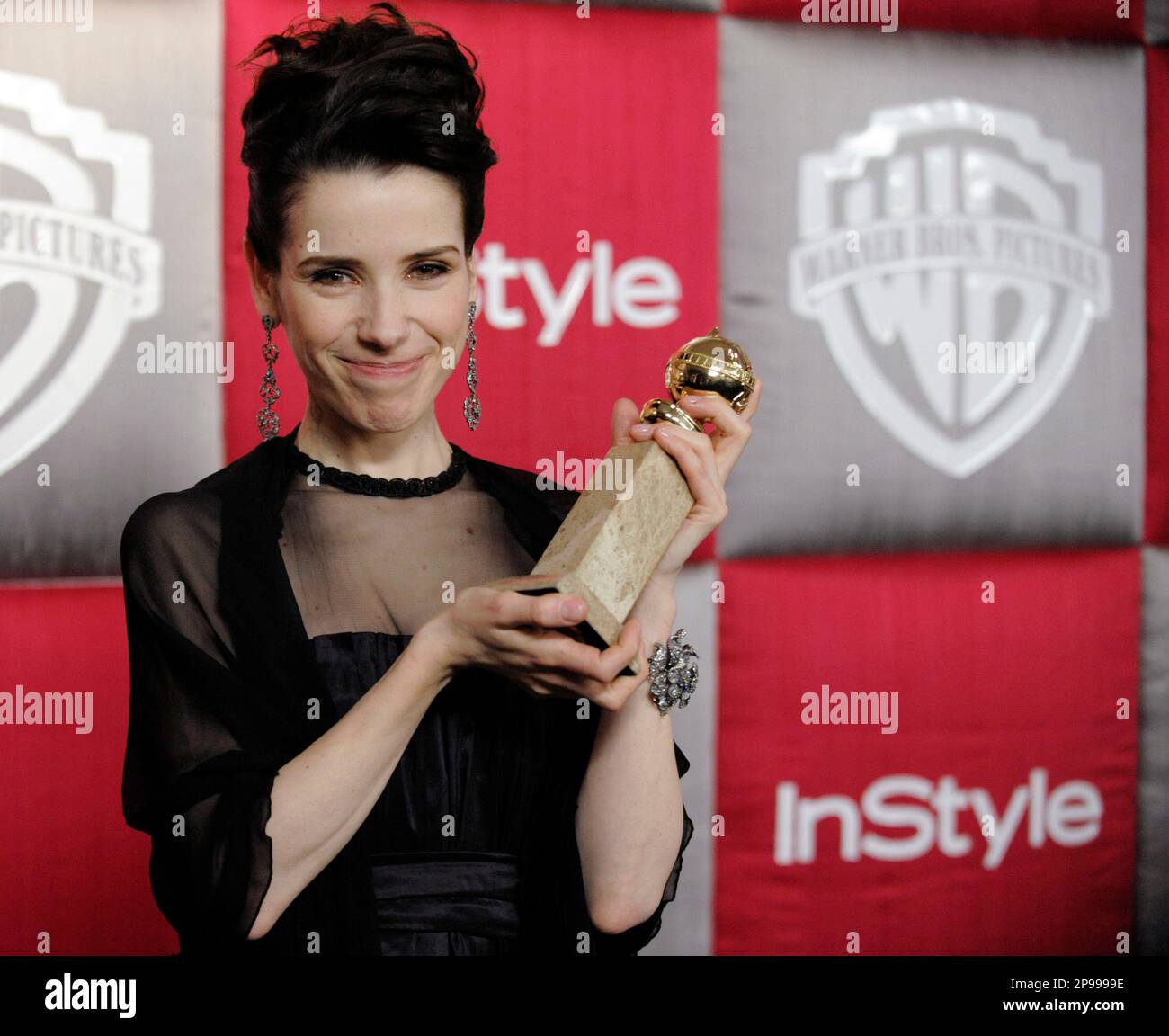 Actress Sally Hawkins arrives at the InStyle and Warner Bros. Studios ...
