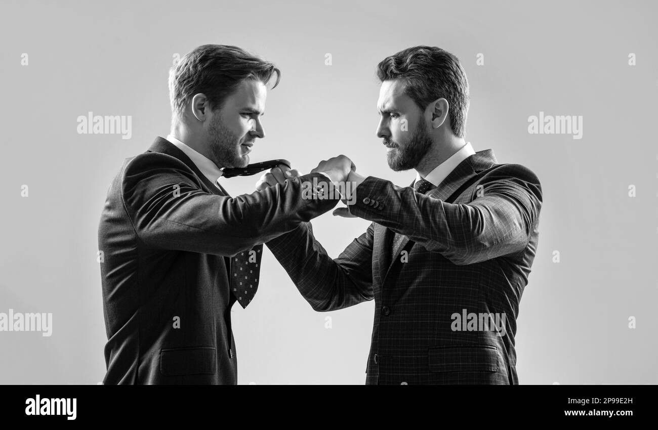 struggle for leadership. displeased colleague dispute. negotiations ...