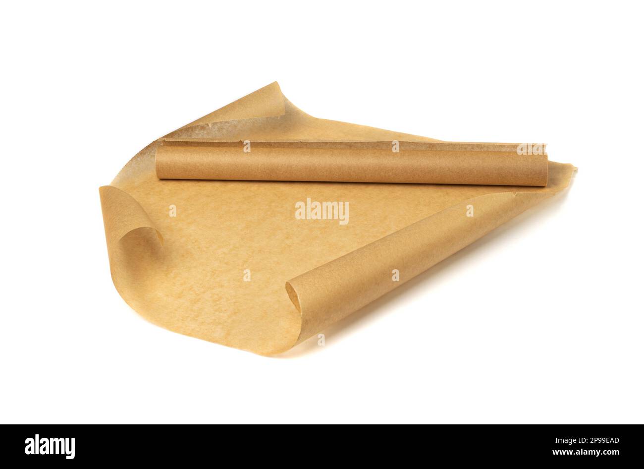 Brown Baking Paper Isolated, Kraft Cooking Paper Sheet Texture ...