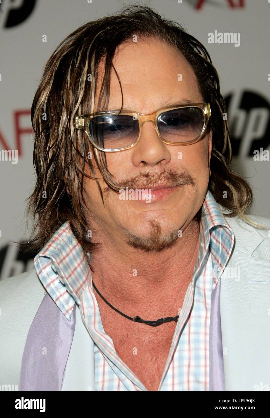 Mickey Rourke, star of "The Wrestler," arrives at the ninth annual AFI ...