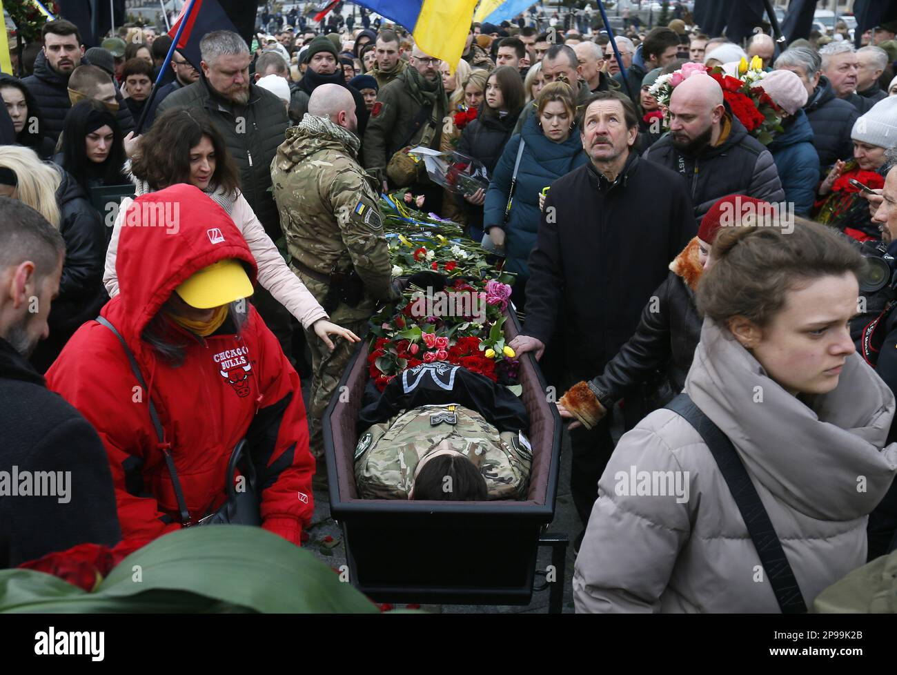 Kyiv, Ukraine. 10th Mar, 2023. (EDITOR'S NOTE: Image depicts death ...