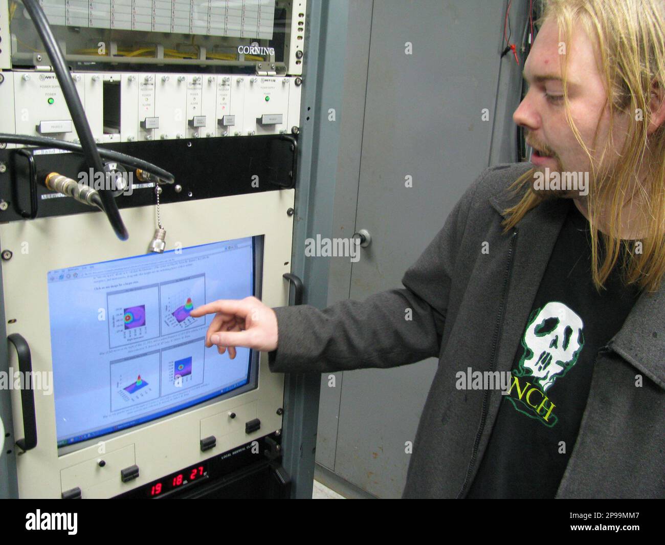 ** ADVANCE FOR SUNDAY JAN. 11 **Morehead State University senior Jason ...