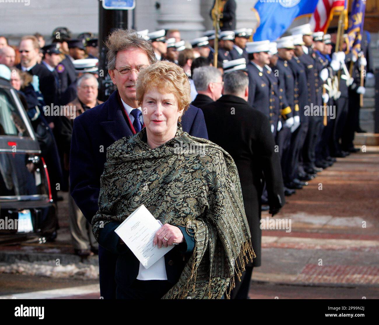 Connecticut Gov. M. Jodi Rell leaves the Roman Catholic Church of St ...