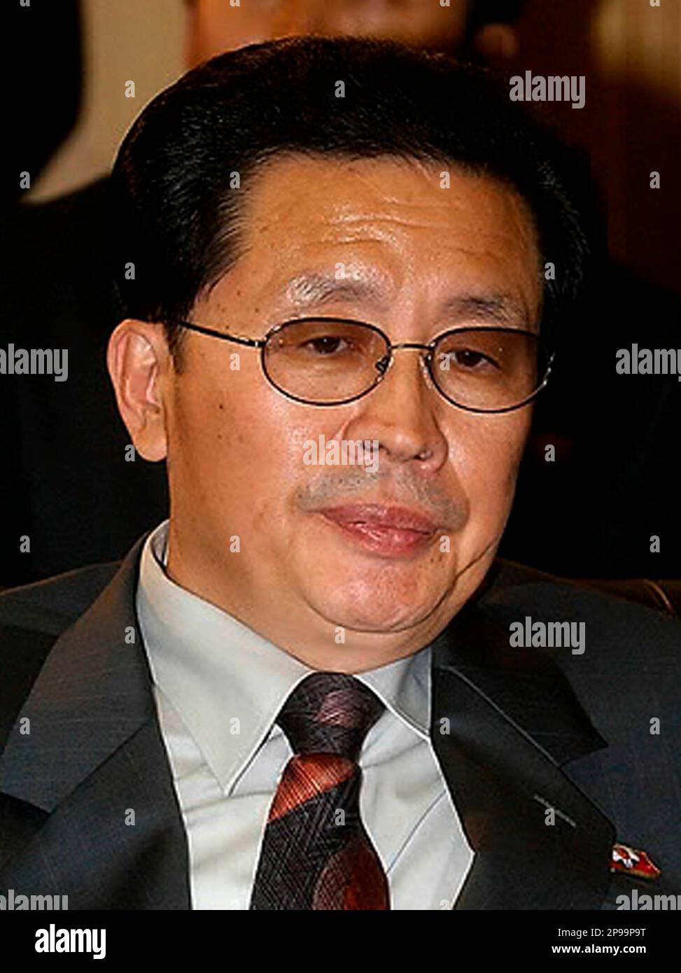 Jang Sung Taek, husband of the North Korean leader Kim Jong Il's younger sister, is seen in ...