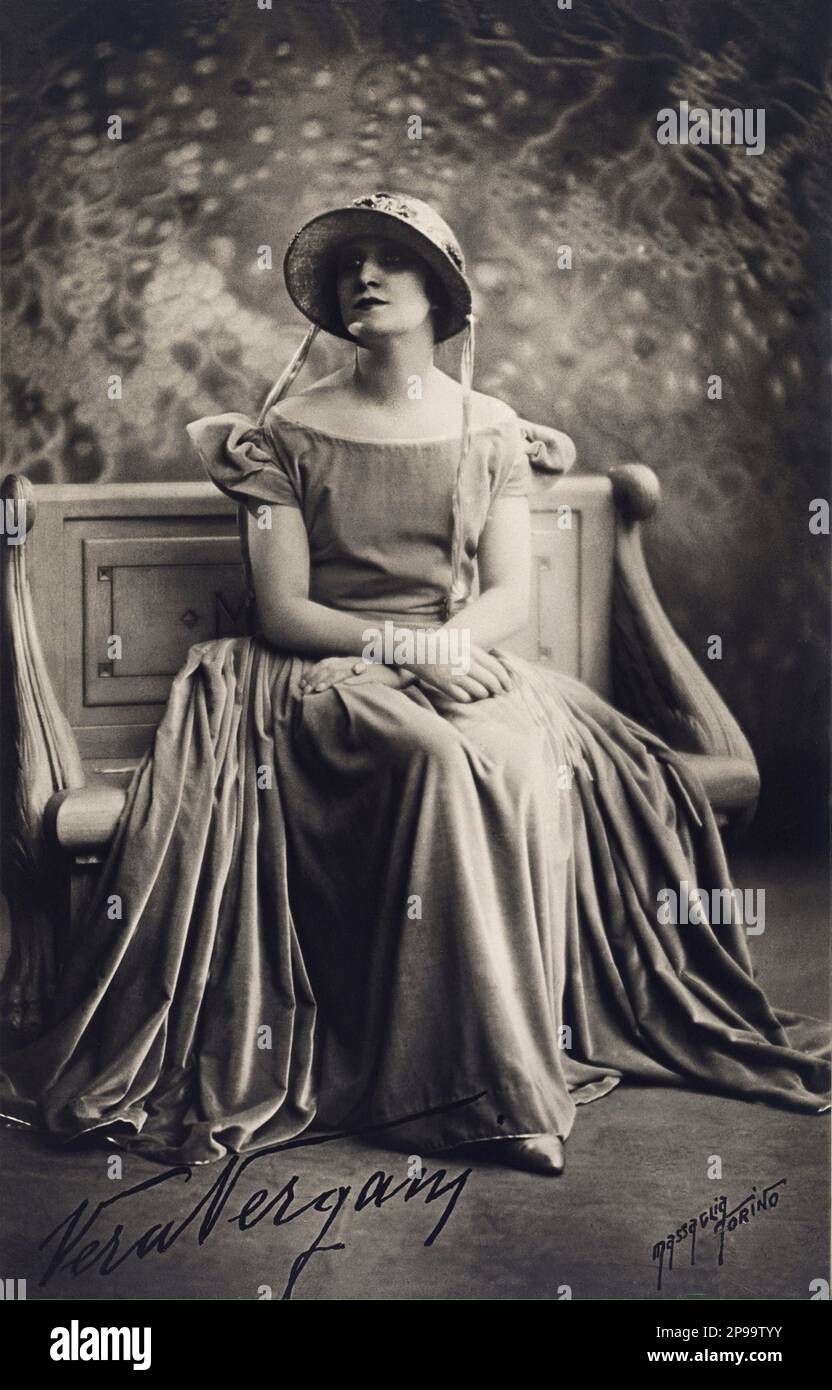 1920 ca ., Italy : The italian actress VERA VERGANI ( Milano 1895 ...