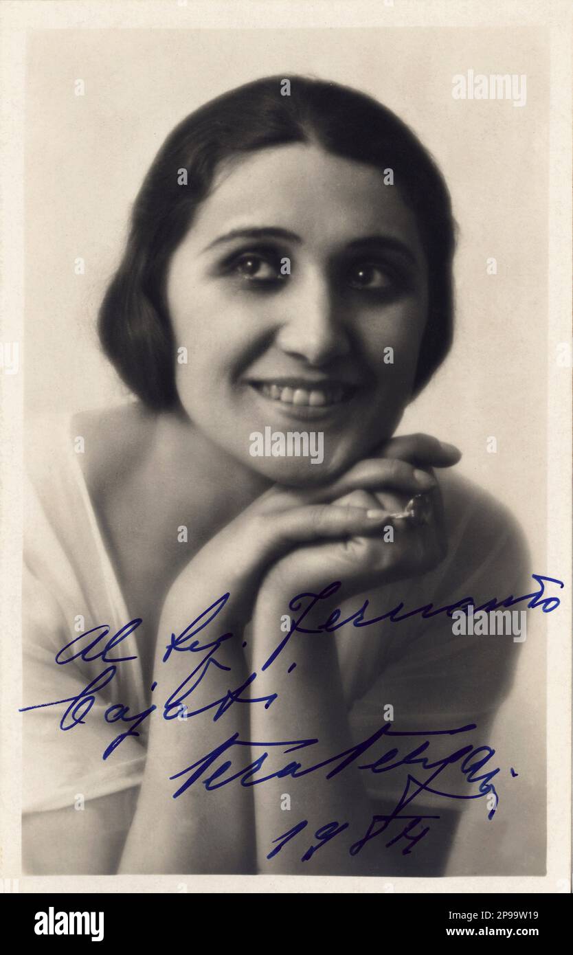 1920 ca ., Italy : The italian actress VERA VERGANI ( Milano 1895 ...
