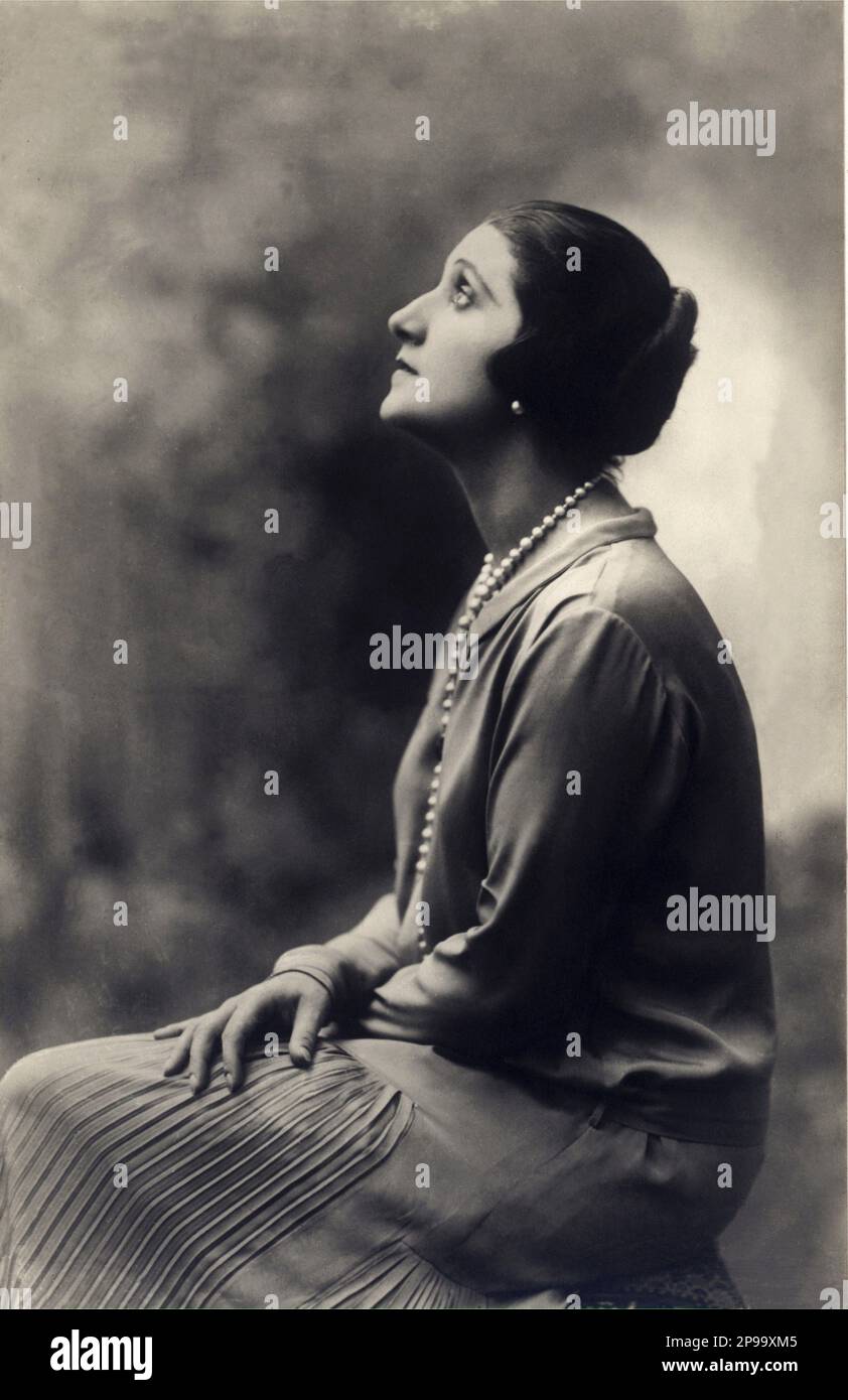 1920 ca ., Italy : The italian actress VERA VERGANI ( Milano 1895 ...