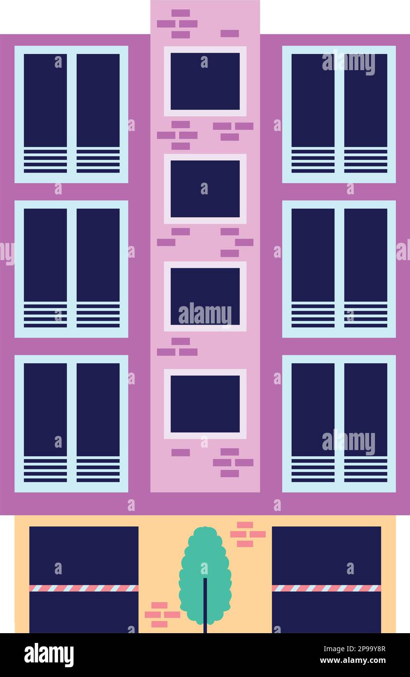 front building flat Stock Vector Image & Art - Alamy