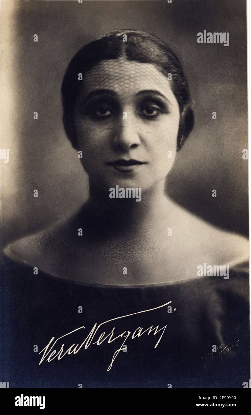 1920 ca ., Italy : The italian actress VERA VERGANI ( Milano 1895 ...