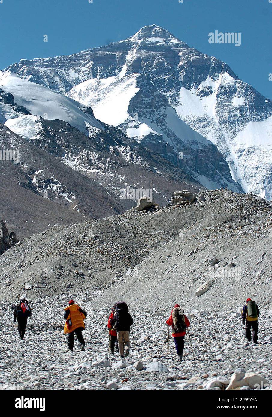 ** FILE ** In this May 2005 file picture, members of the Chinese Mount ...