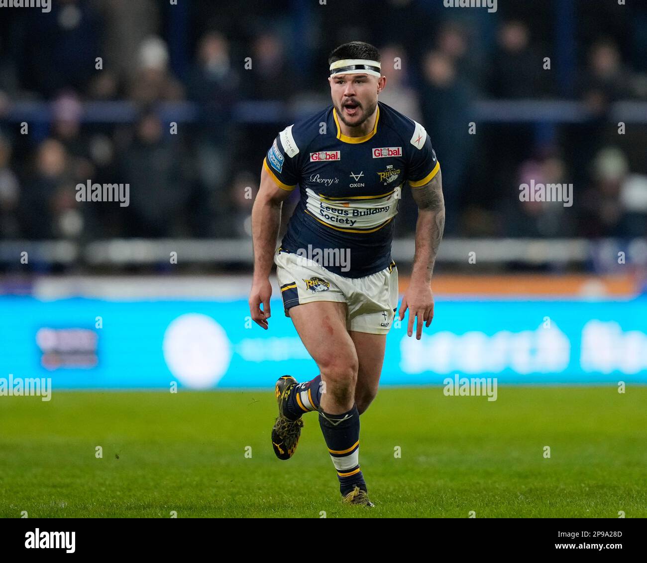 James Bentley #11 of Leeds Rhinos during the Betfred Super League Round ...