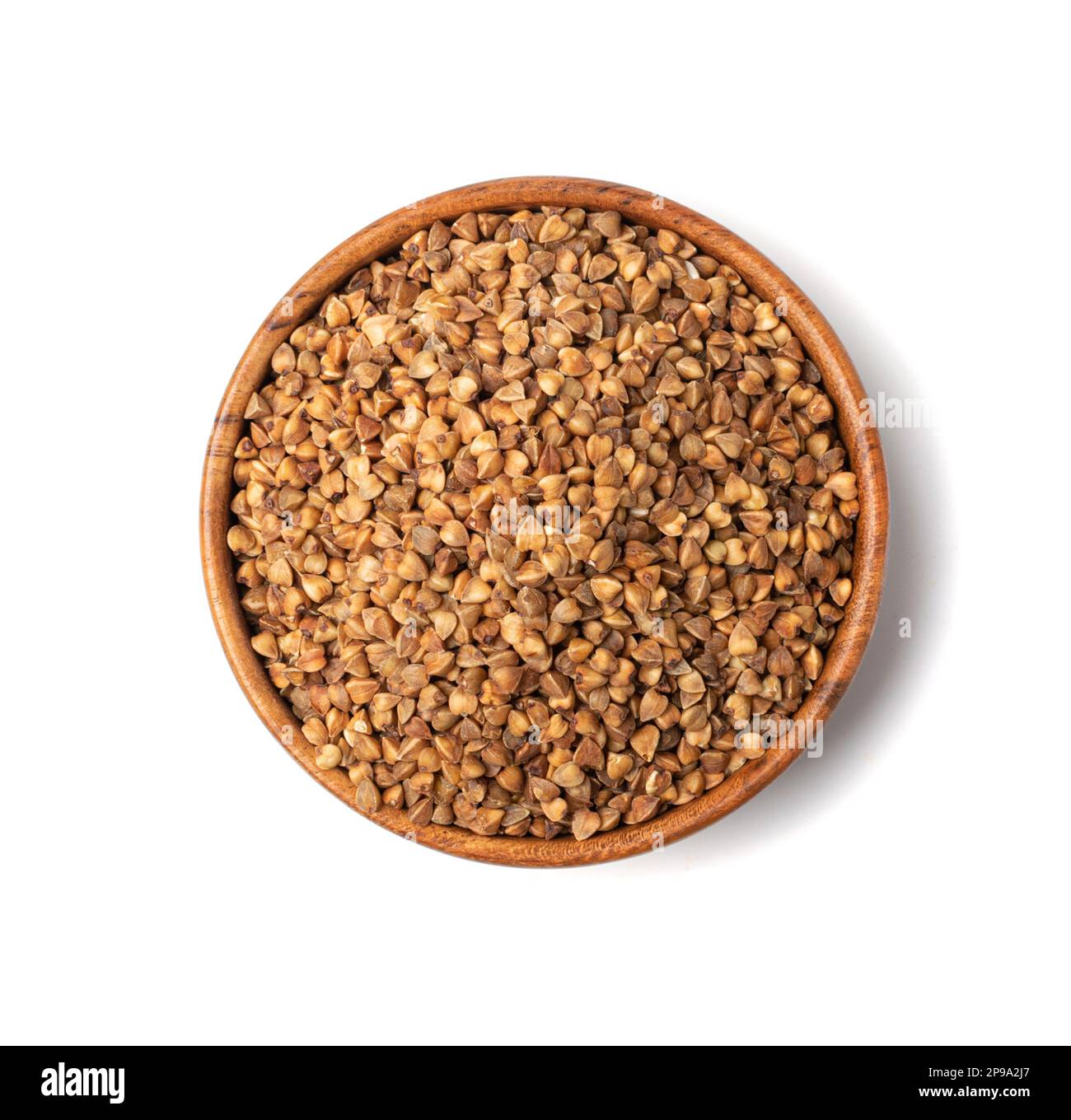 Raw Buckwheat Pile Isolated, Dry Buck Wheat Grains, Russian Kasha Heap ...