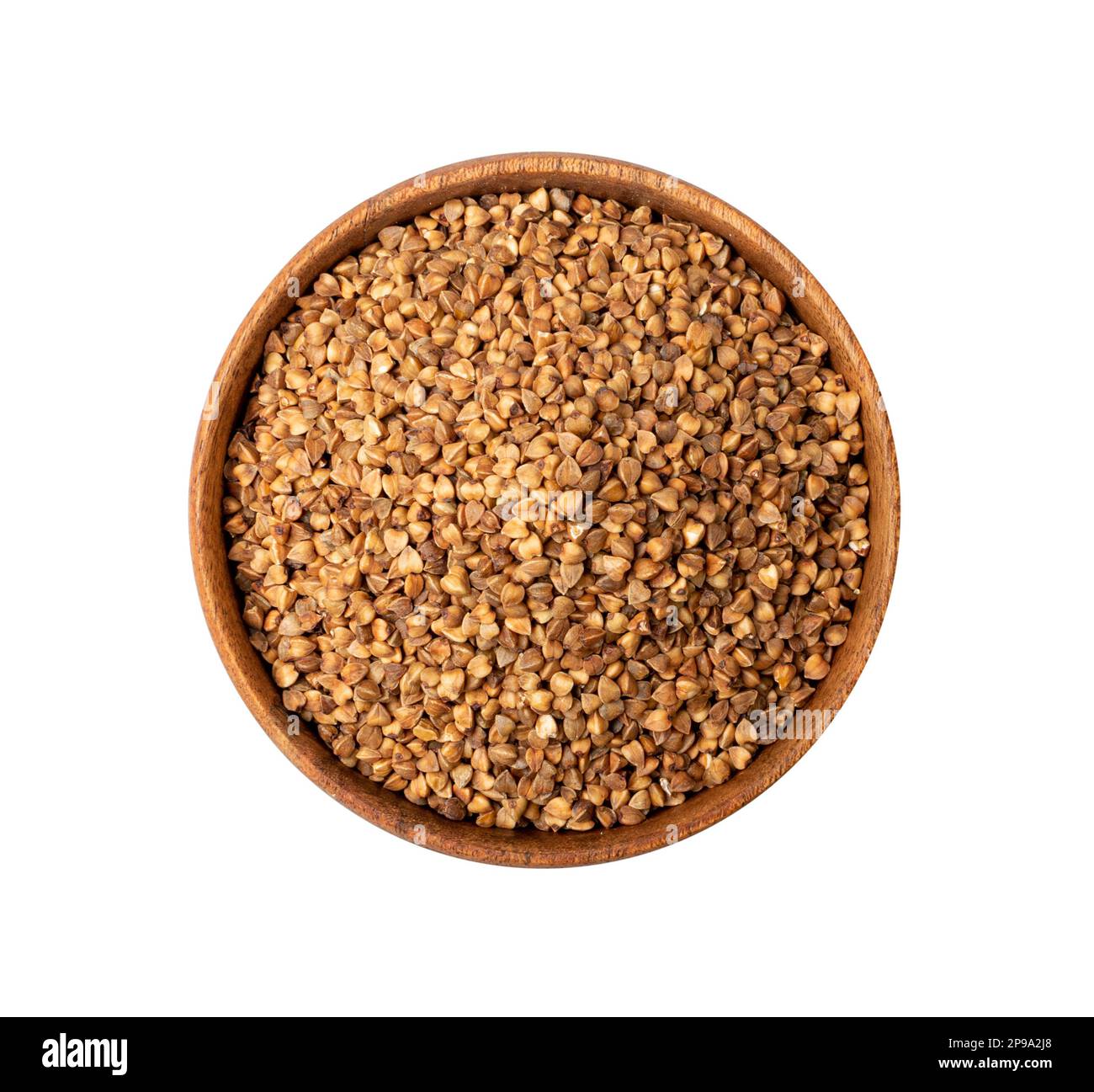 Raw Buckwheat Pile Isolated, Dry Buck Wheat Grains, Russian Kasha Heap ...