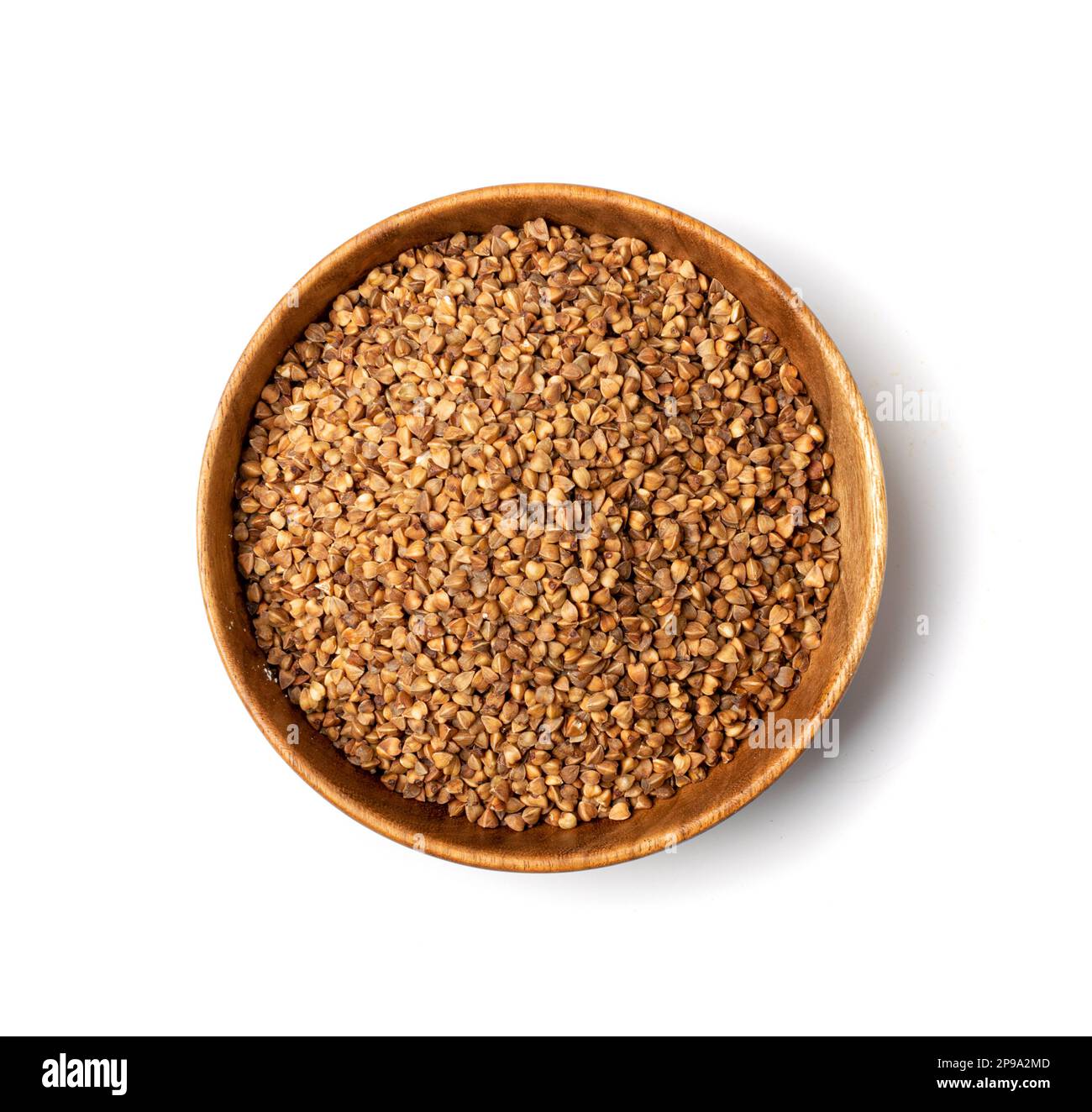 Raw Buckwheat Pile Isolated, Dry Buck Wheat Grains, Russian Kasha Heap ...