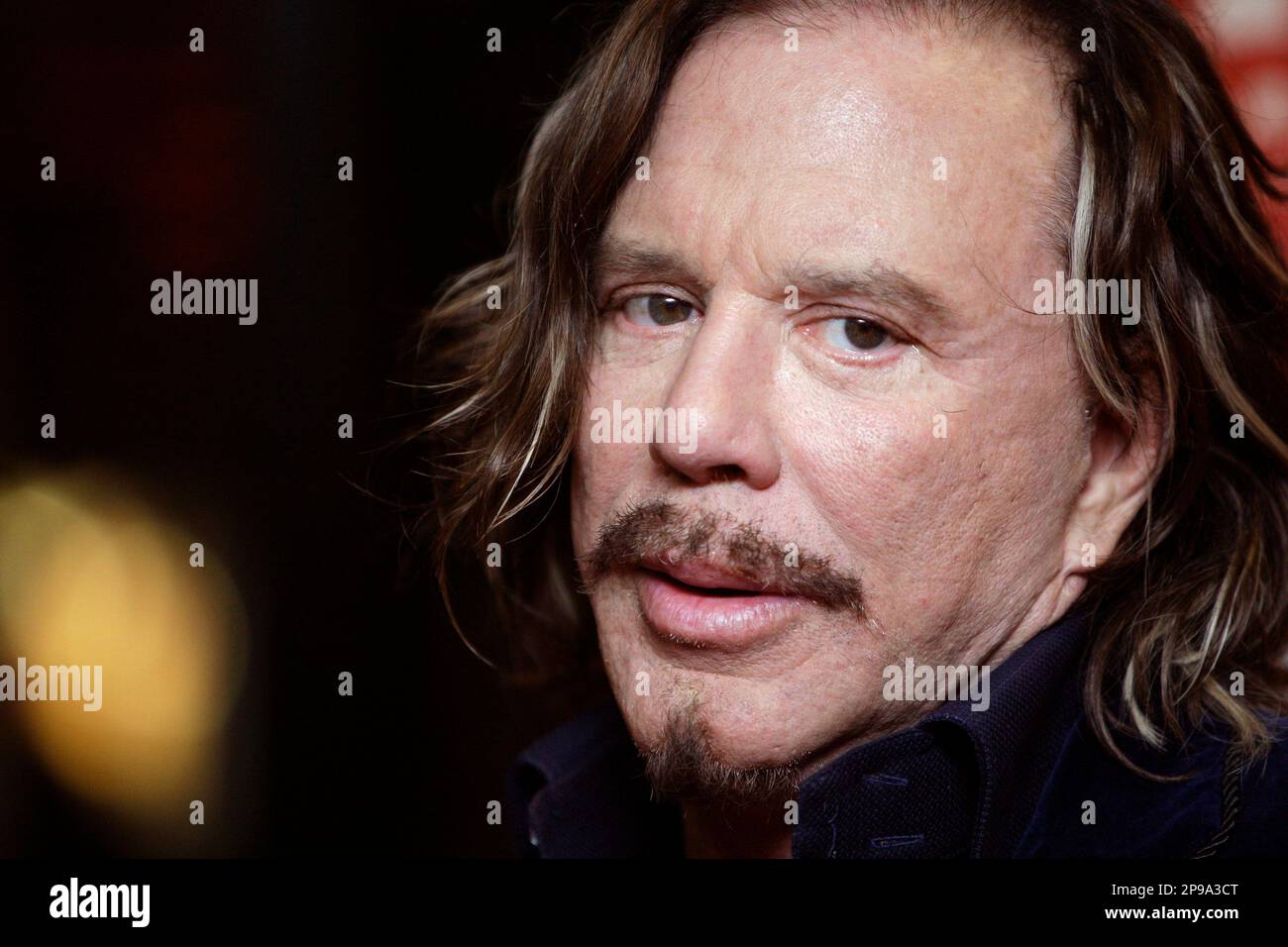 U.S. actor Mickey Rourke arrives for the British film premiere of 'The ...