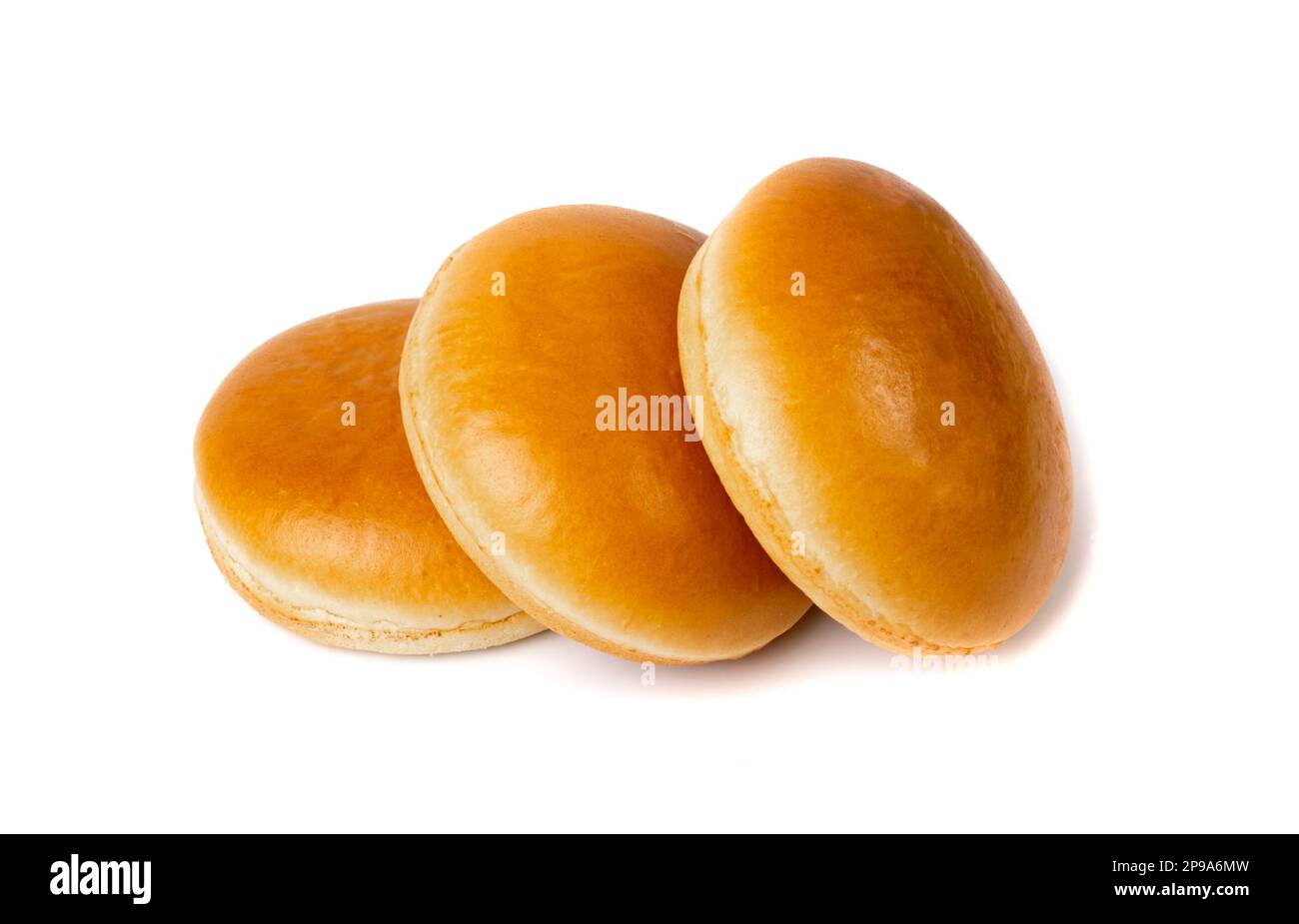 Burger Bun Isolated, Hamburger Wheat Bread, Empty Whole Burger Bun on ...