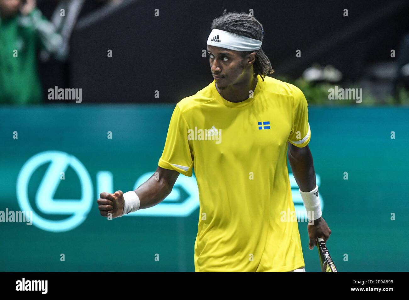 Mikael Ymer (Sweden). Davis Cup Finals, Group A (Bologna Stock Photo ...