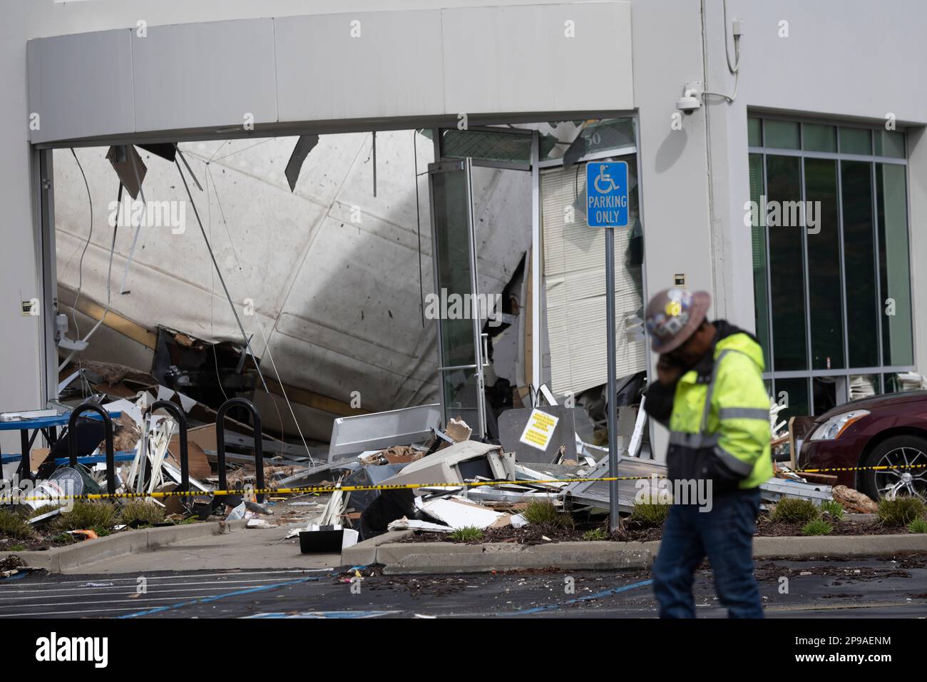 Oakland, USA, 10, March, 2023. One person was killed, another injured ...