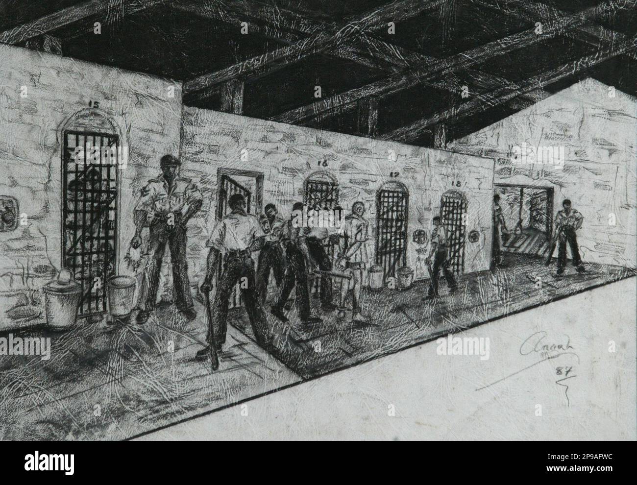 ** ADVANCE FOR WEDNESDAY, DEC. 31 ** This drawing showing life on death ...