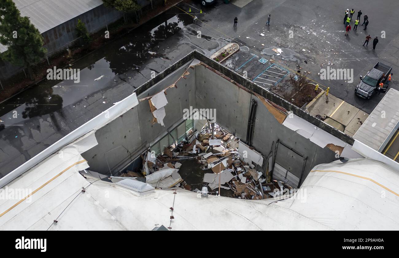 Oakland, USA, 10, March, 2023. One person was killed, another injured ...