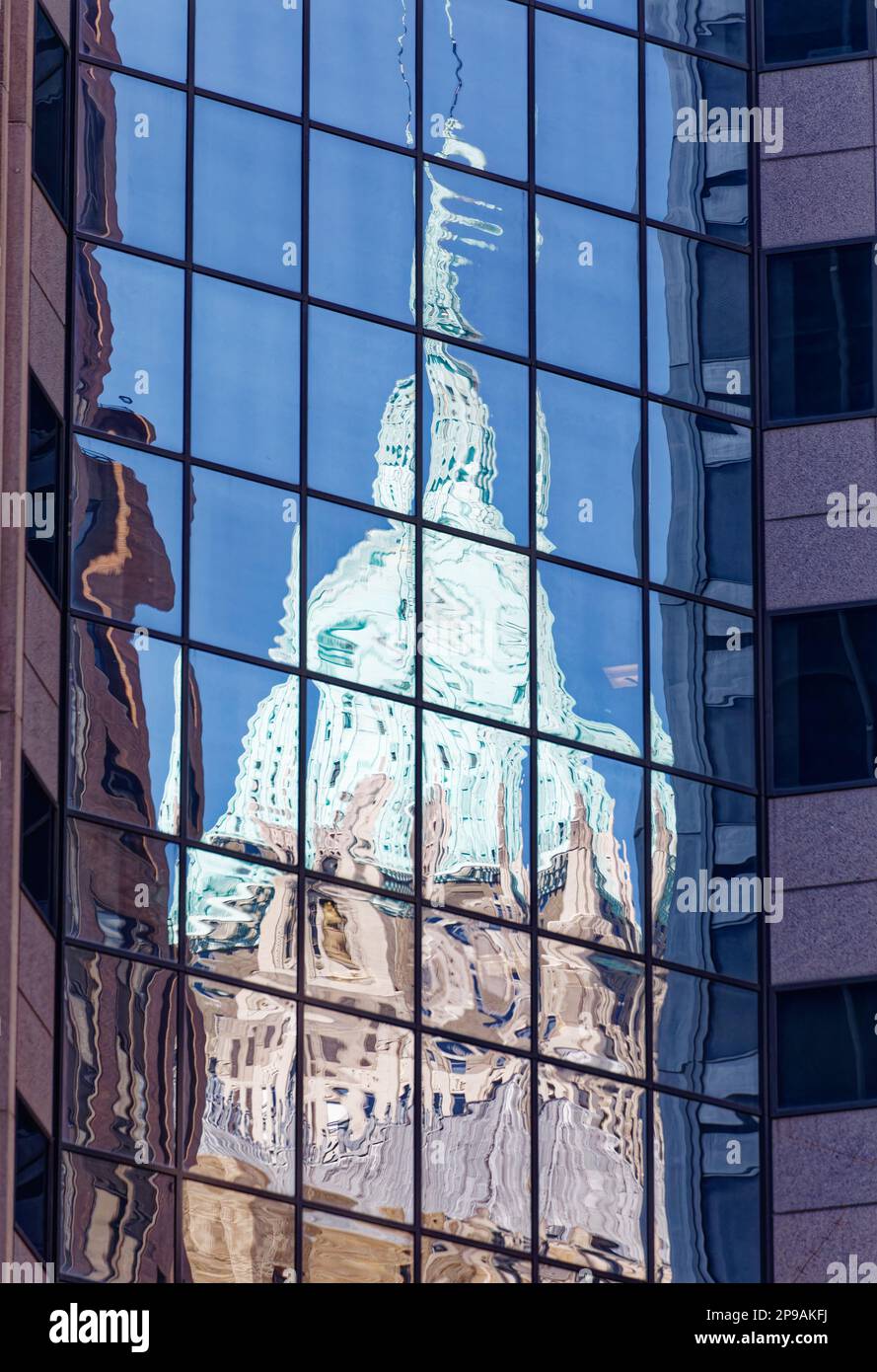 NYC Financial District: The corner windows of One Financial Square ...