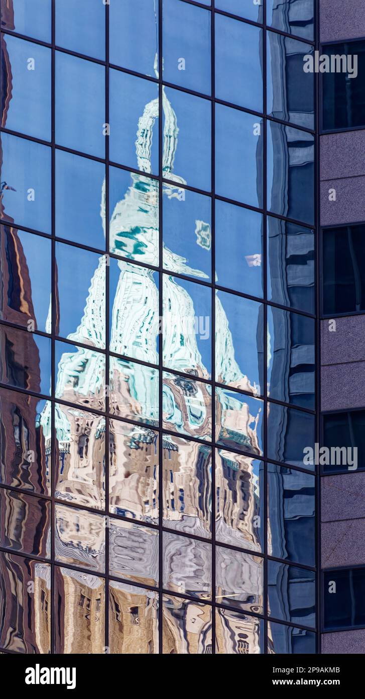 NYC Financial District: The corner windows of One Financial Square ...