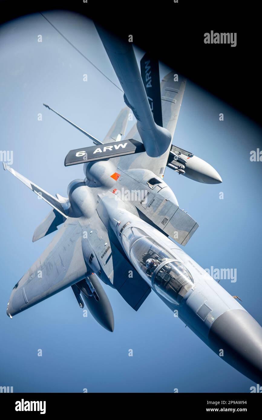 An F-15 Strike Eagle assigned to the 96th Test Wing, Eglin Air Force ...