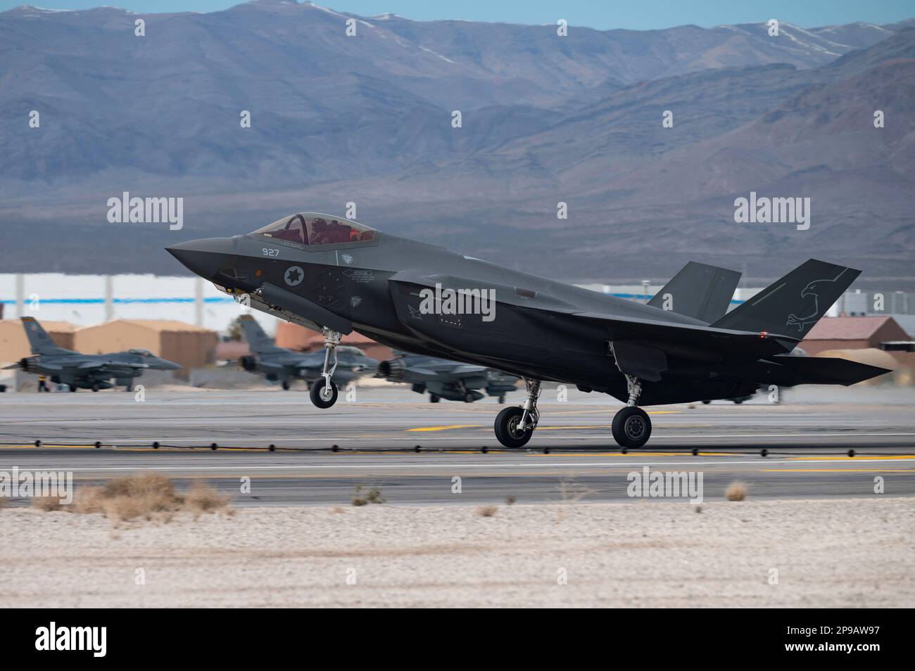An F-35I F-35I ADIR AS-1 assigned to 140 Squadron, Nevatim Air Base ...