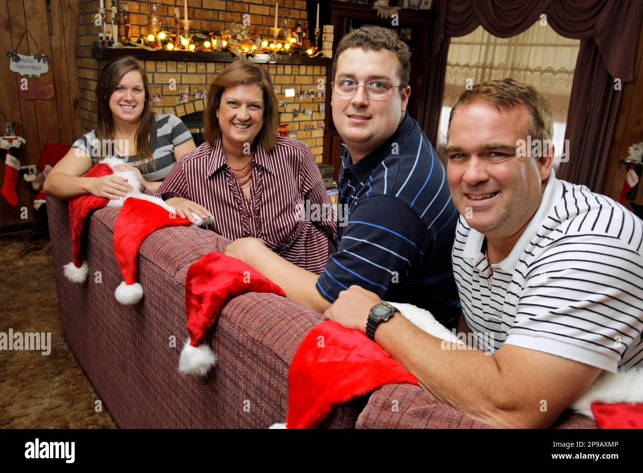 Tab Guidry, right, Ross Guidry, Carolyn Guidry, and Amanda Guidry pose ...