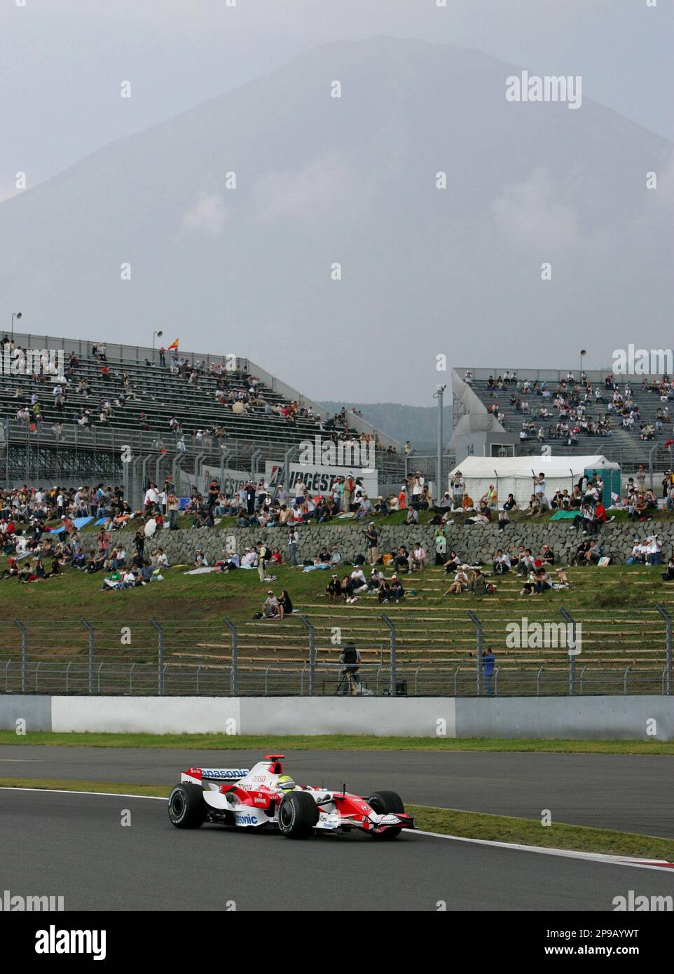 ** FILE ** In this Sept. 28, 2007 file photo, a Toyota Formula One ...